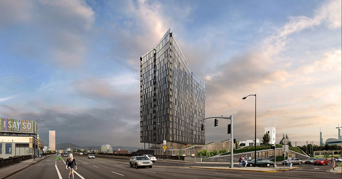Yard is a 21-story mixed-use project with 284 apartments and ground ...