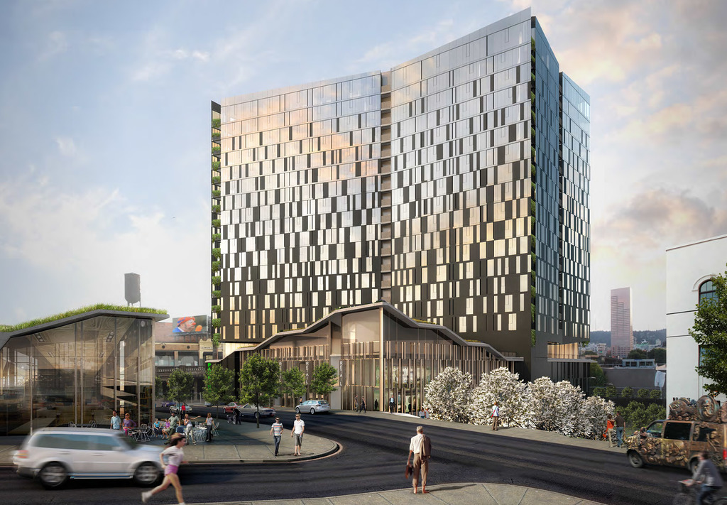 Yard is a 21-story mixed-use project with 284 apartments and ground ...