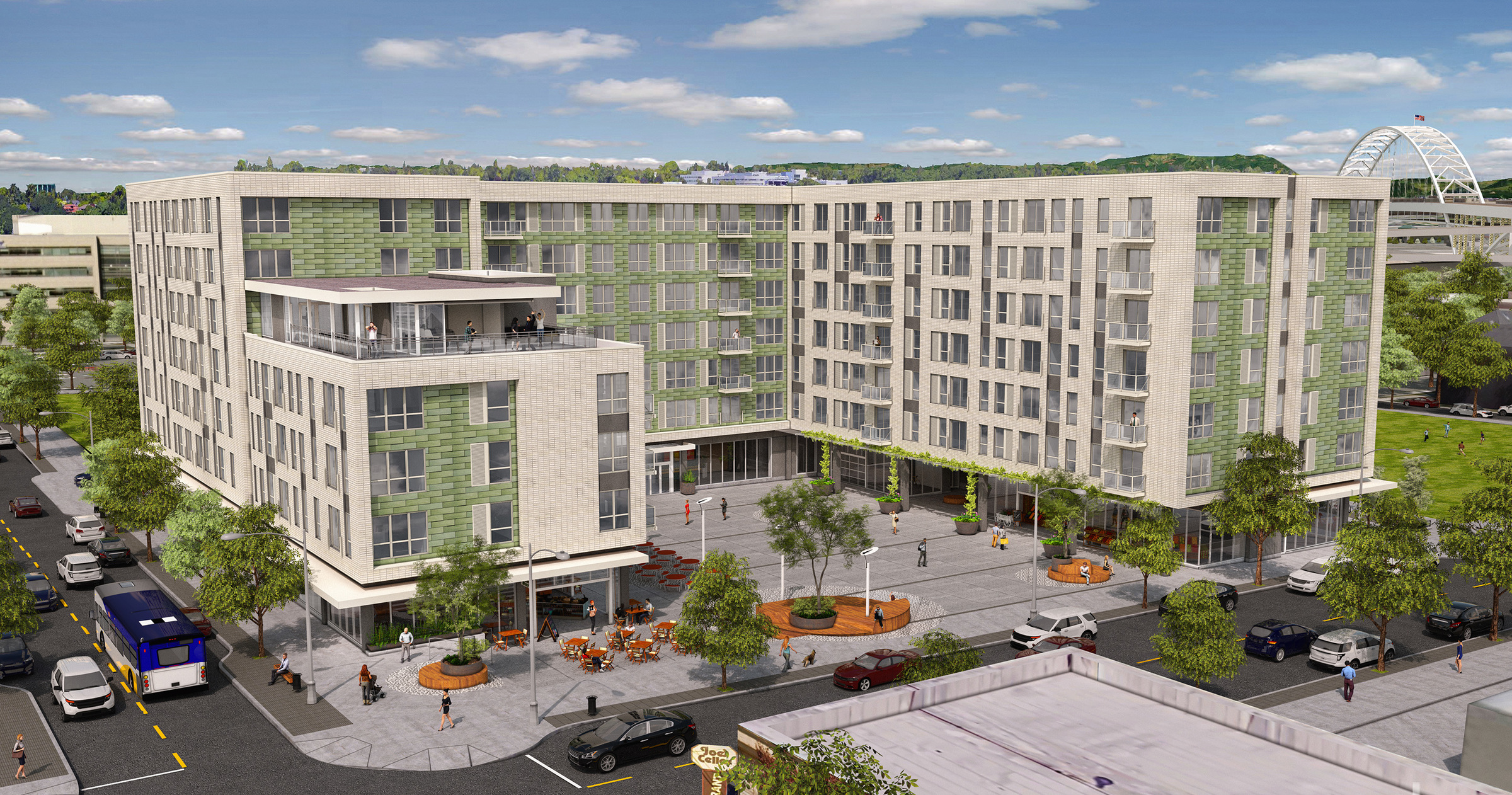 Work is underway on Slabtown Square