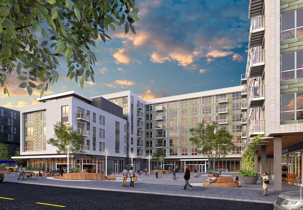 Work is underway on Slabtown Square