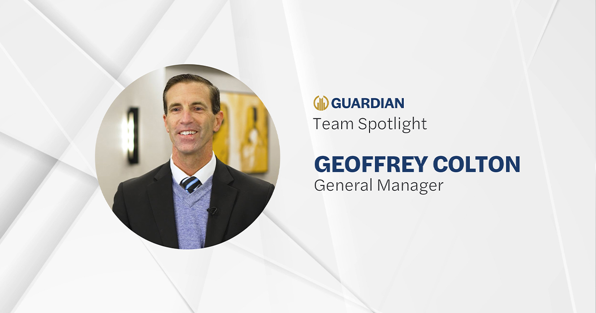 Guardian Team Spotlight on Geoffrey Colton