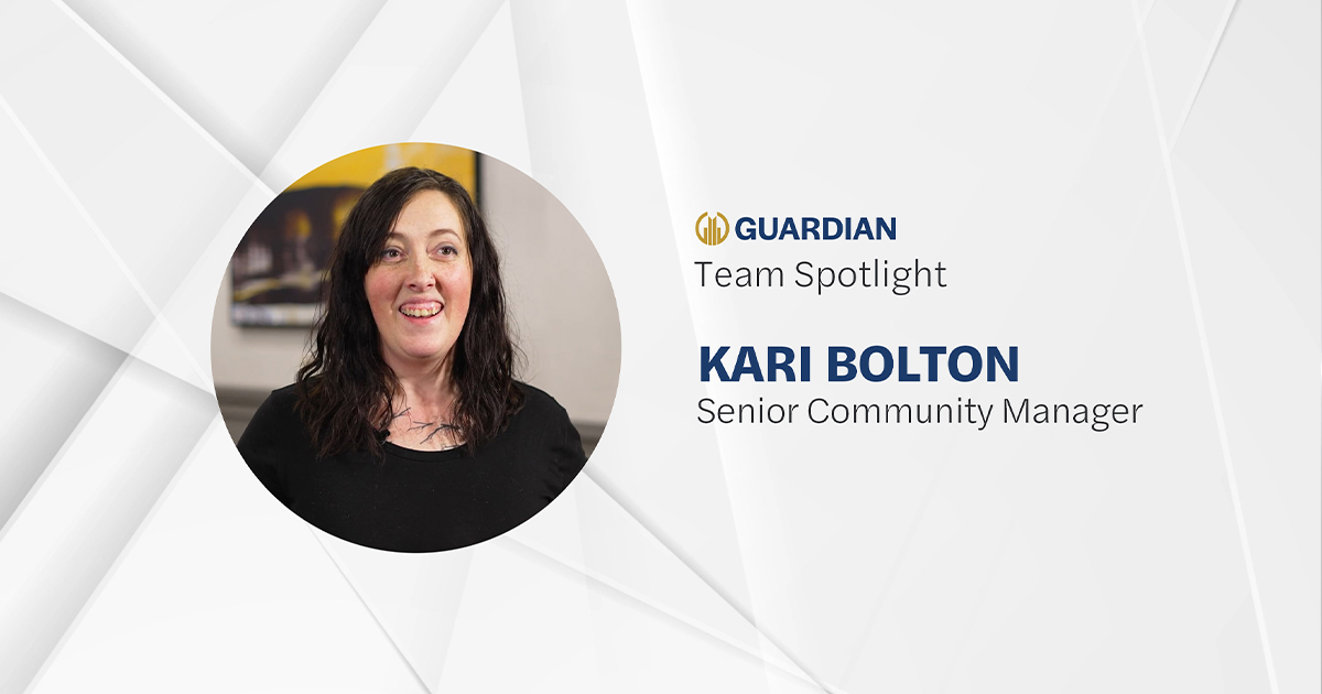 Guardian Team Spotlight on Kari Bolton