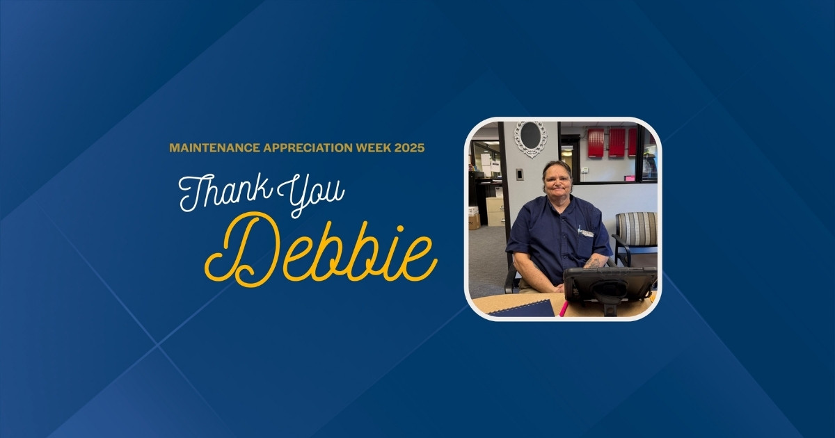 Debbie Howell: Maintenance Appreciation Week 2025